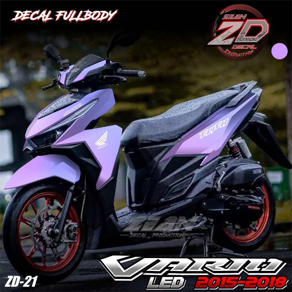 Jual (PROMO COD) TERBARU Decal Sticker Honda Vario 125 150 LED 2015 ...