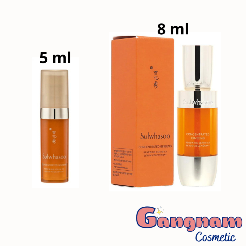 Jual Sulwhasoo Concentrated Ginseng Rejuvenating Serum 5ml / 8ml | Shopee Indonesia