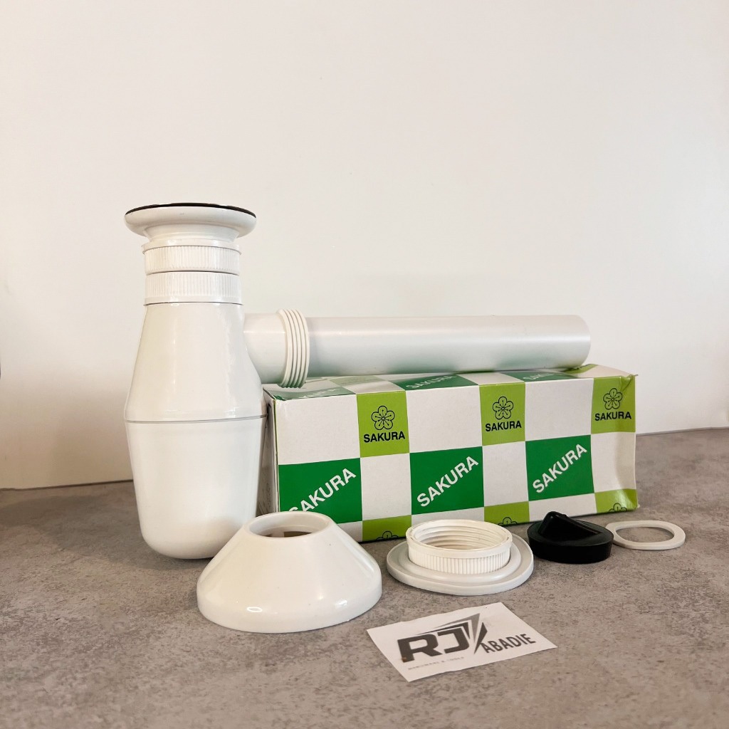 Jual Sifon PVC SAKURA Pembuangan Air Avur Afur Wastafel Sivon Plastik ...