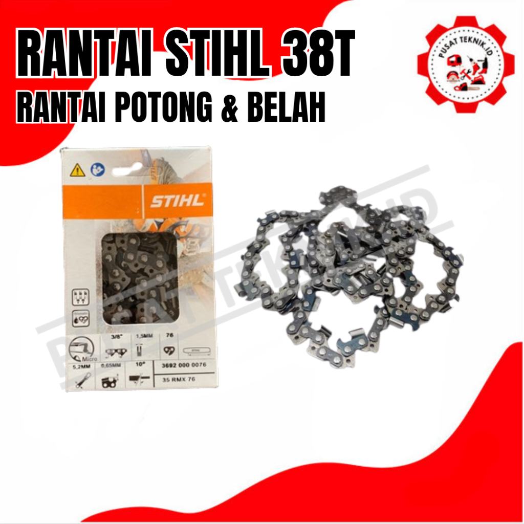 Jual RANTAI STIHL 22 INCH 38T POTONG / BELAH | Shopee Indonesia