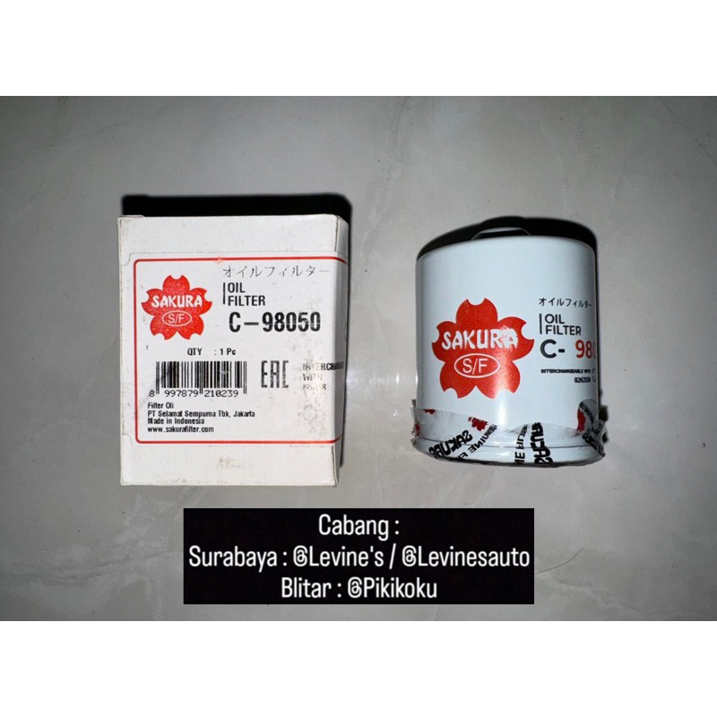 Jual filter oli vespa matic sakura C-98050 / filter oli vespa matic ...