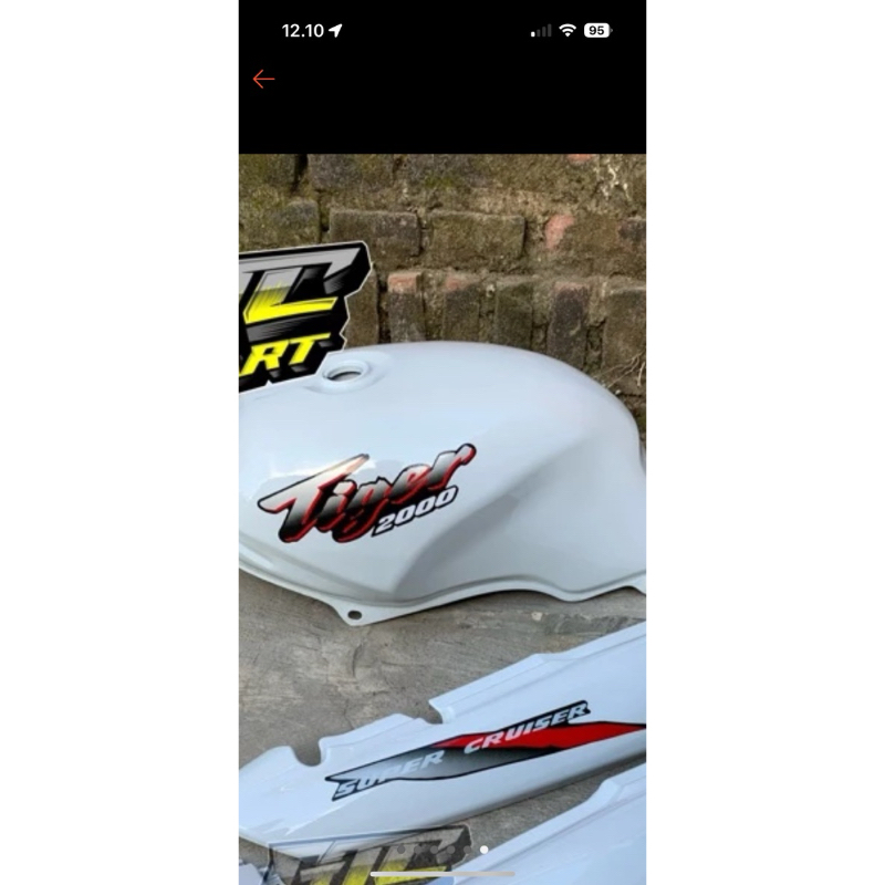 Jual Tangki tiger lama 2000 tengki tiger lawas 2000 warna putih set ...