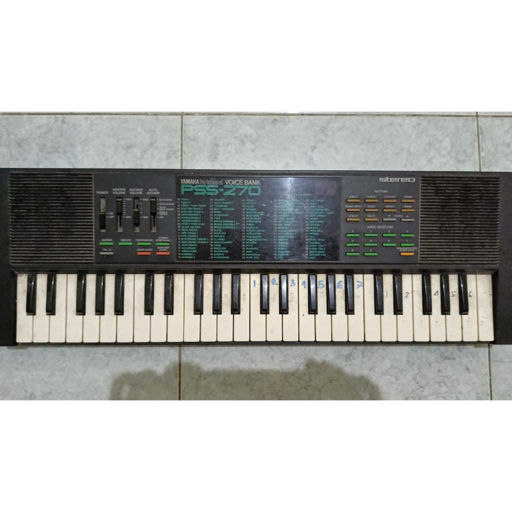Jual Keyboard Yamaha PSS 270 Jadul Kuno Original | Shopee Indonesia