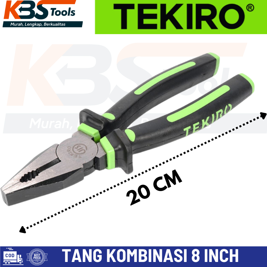 Jual Tekiro Tang Kombinasi 8” Inch TEKIRO / Linesman Mini Pliers 8 ...