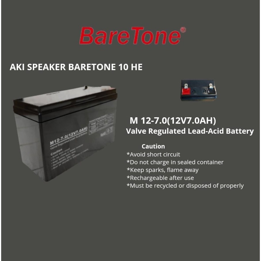 Jual AKI SPEAKER BARETONE MAX10HE / 10 HE / 10HE ASLI BARETONE | Shopee ...