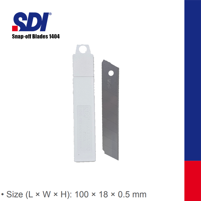 Jual SDI L-150 Cutter Blade Refill / Isi Cutter L-150 1404C | Shopee ...