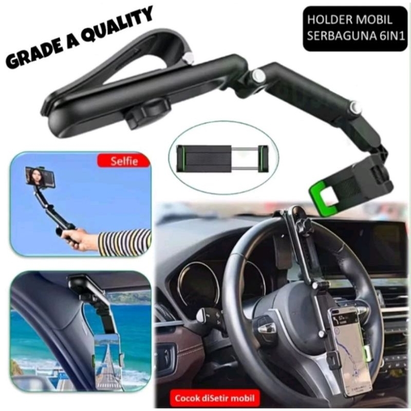 Jual Holder HP Mobil HD Rotasi 360 Derajat Original | Shopee Indonesia
