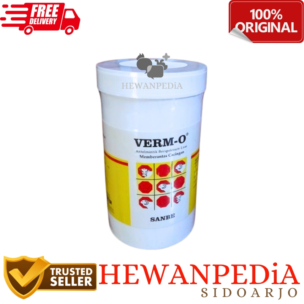 Jual VERM O 12 Bolus Oxfendazole - Obat Cacing Sapi Kuda Kambing Domba ...