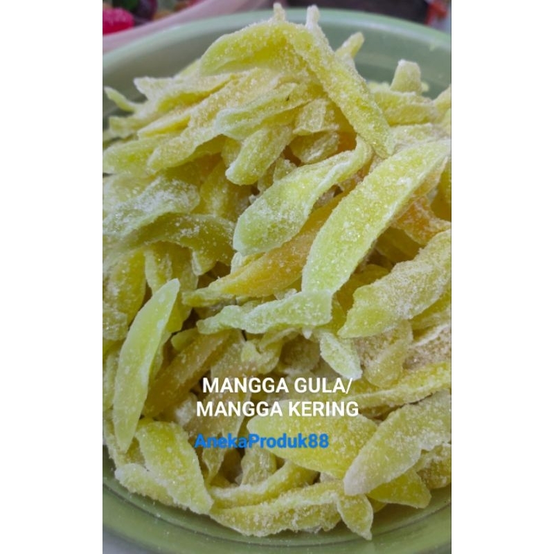 Jual Manisan Buah Mangga Kering / Mangga Gula 500gram | Shopee Indonesia