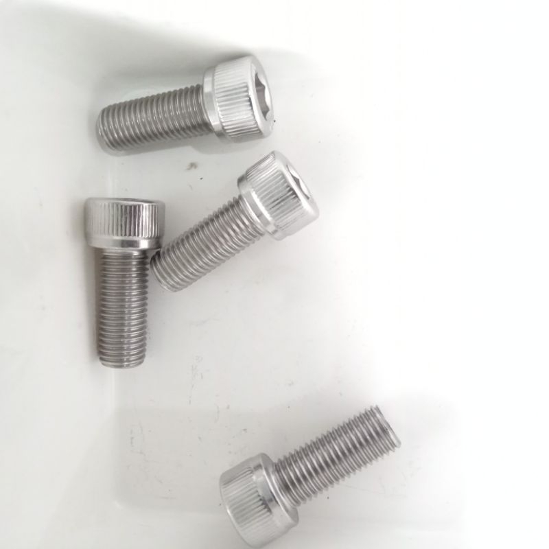 Jual SUS304 Baut L M10 × 25 Stainless Steel/ Baut Socket/Drat Halus ...