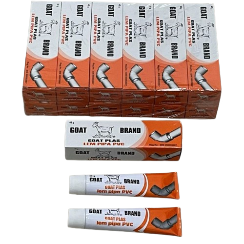 Jual LEM PIPA PVC KAMBING GOATPLAS TUBE 40 GRAM GROSIRAN MIRING LEM ...