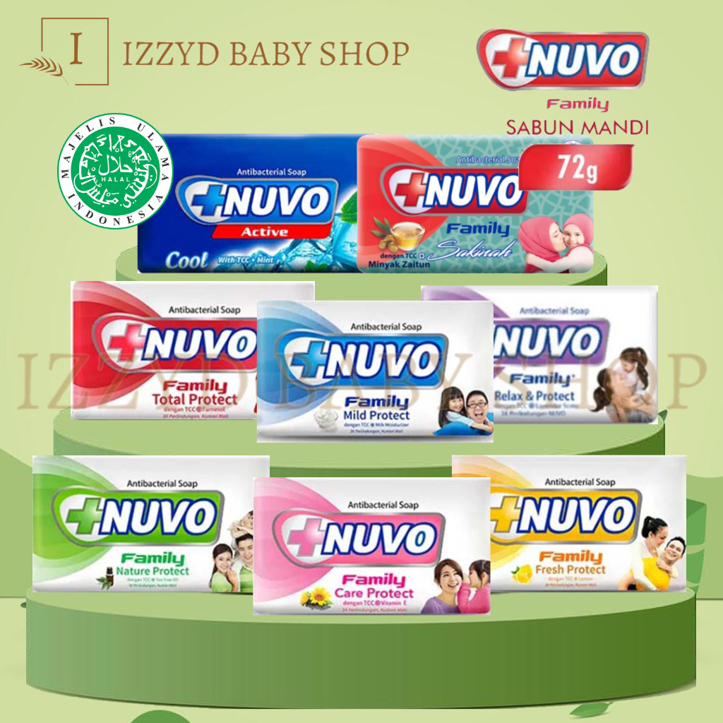 Jual Nuvo Family Bar Soap 76gr SABUN MANDI BATANG CARE FRESH sabun batang NUVO Sabun mandi ...