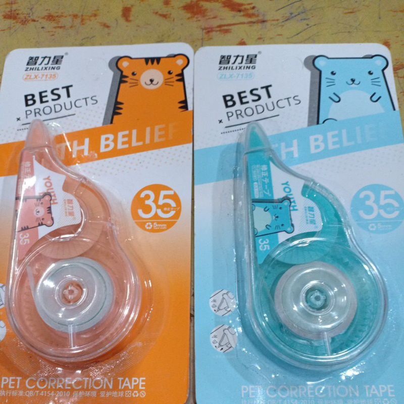 Jual Correction Tape / Tipe X Kertas Karakter 5Meter(1Pcs) | Shopee ...