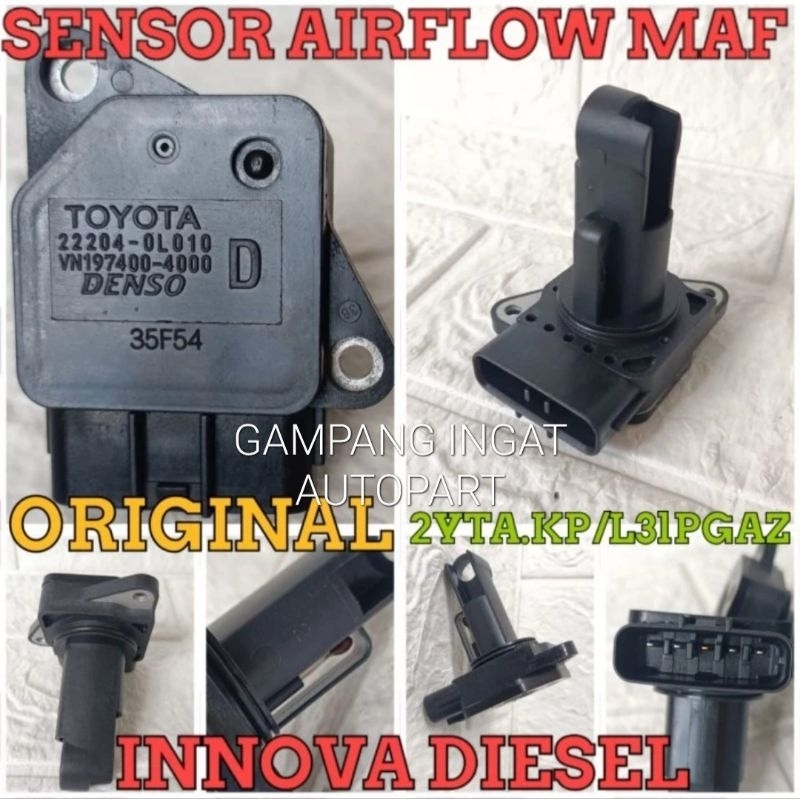 Jual Sensor Air Flow Sensor Map Maf Toyota Innova Fortuner Hilux Diesel ...