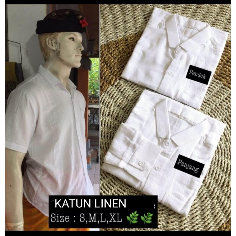 Jual Kemaja Katun Linen | Shopee Indonesia