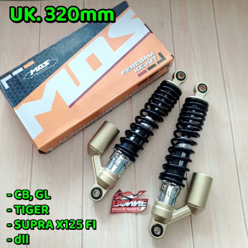 Jual Shockbreaker Shock Belakang MOS 320mm Model TIGER | Shopee Indonesia