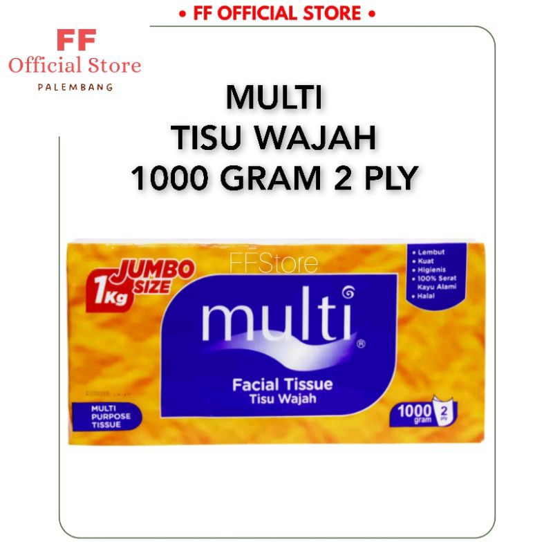 Jual MULTI JUMBO SIZE Tisu Wajah (1000 Gram/2 Ply) | Shopee Indonesia