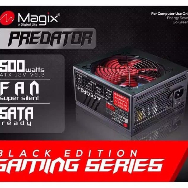 Jual Selama Persediaan Masih Ada PSU Magix Predator 5w Gaming Series ...