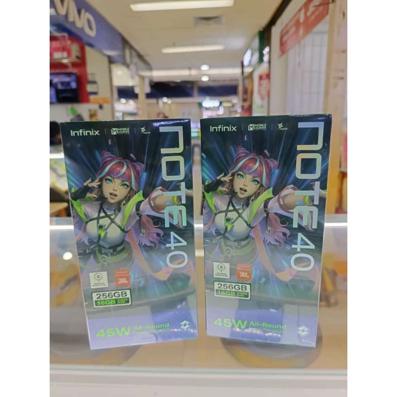 Jual Infinix Note 40 8+8/256 battery 5000 mAh charging 45W | Shopee ...