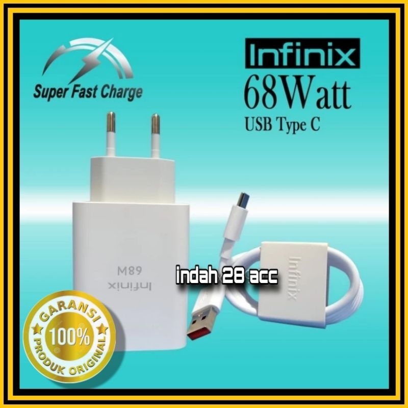 Jual Charger Infinix Note 30 4G 5G / Note 30 Pro Usb Type C Original ...