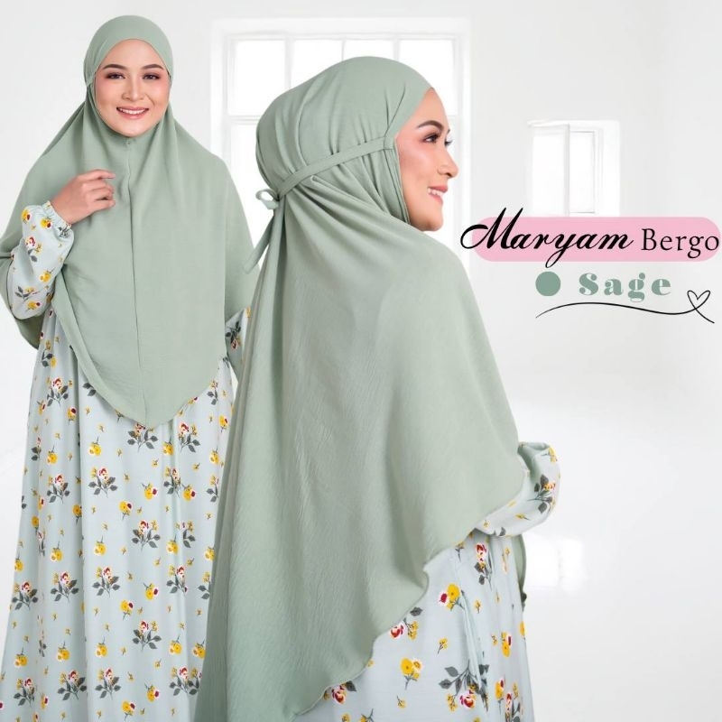 Jual MARYAM HIJAB INSTAN - HIJAB SYARI - BERGO SYARI | Shopee Indonesia