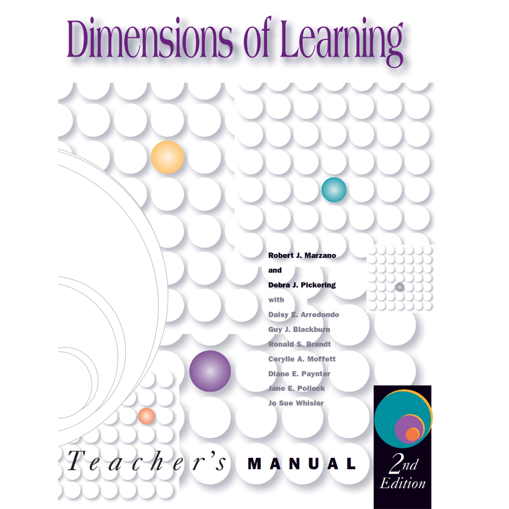 Jual Dimensions of Learning: Teacher's Manual 2nd edition by Robert J ...