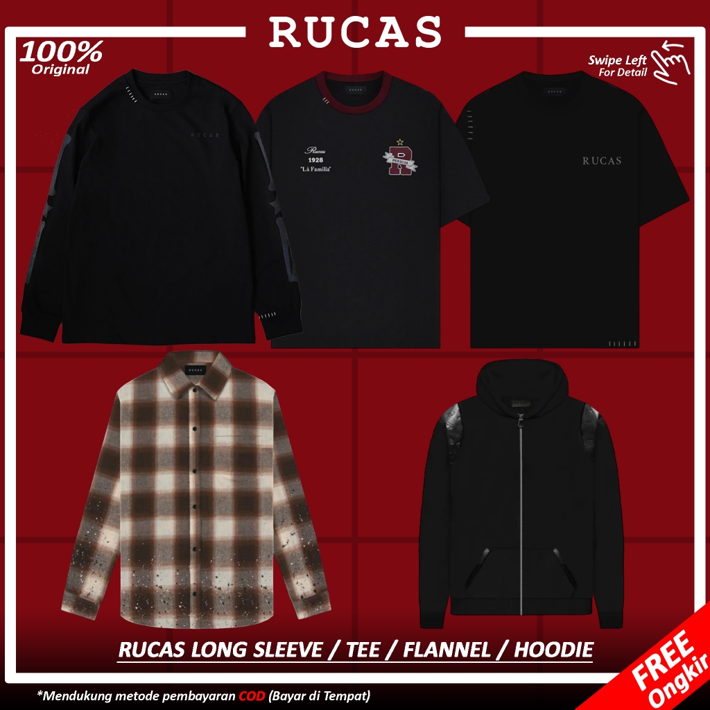 Jual [ORIGINAL] RUCAS X BIMO PD ZIP HOODIE | BONES LONG SLEEVE ...