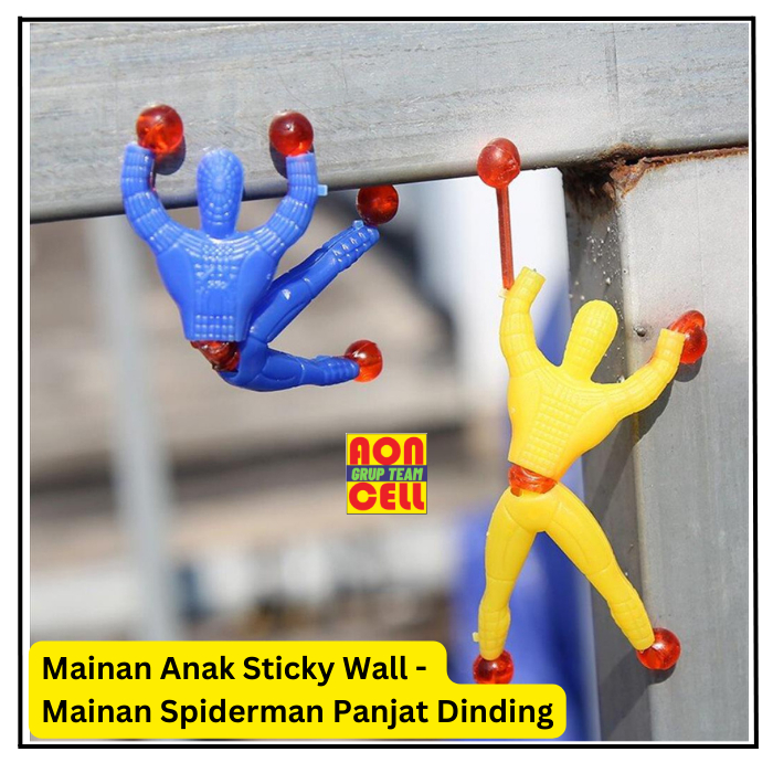 Jual Mainan Anak Sticky Wall - Mainan Spiderman Panjat Dinding ...