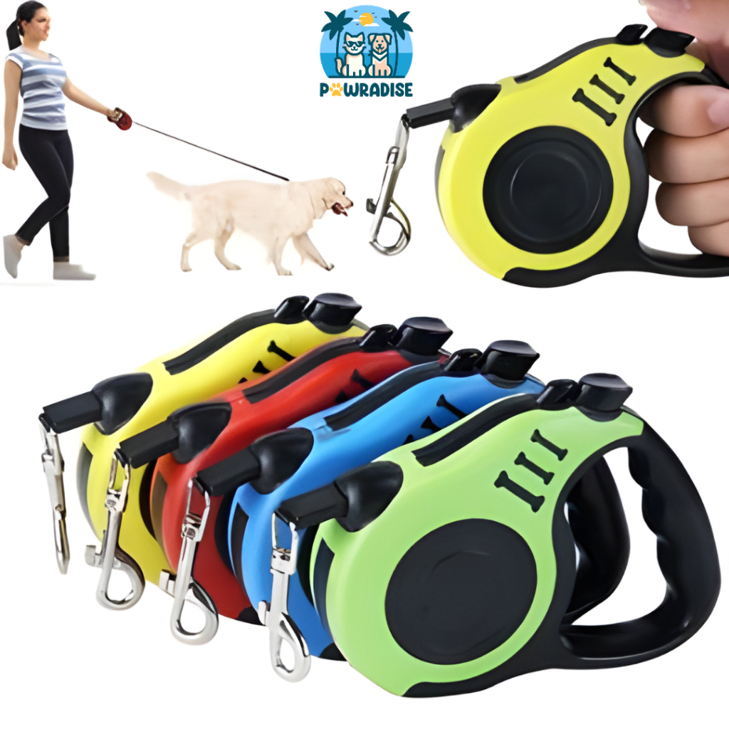 Jual Tali Tuntun Hewan | Retractable Dog Leash Anjing 3 Fleksibel dan ...