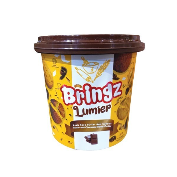 Jual Bringz Lumier Butter and Chocolate Flavour Cookies Bucket / Kukis ...