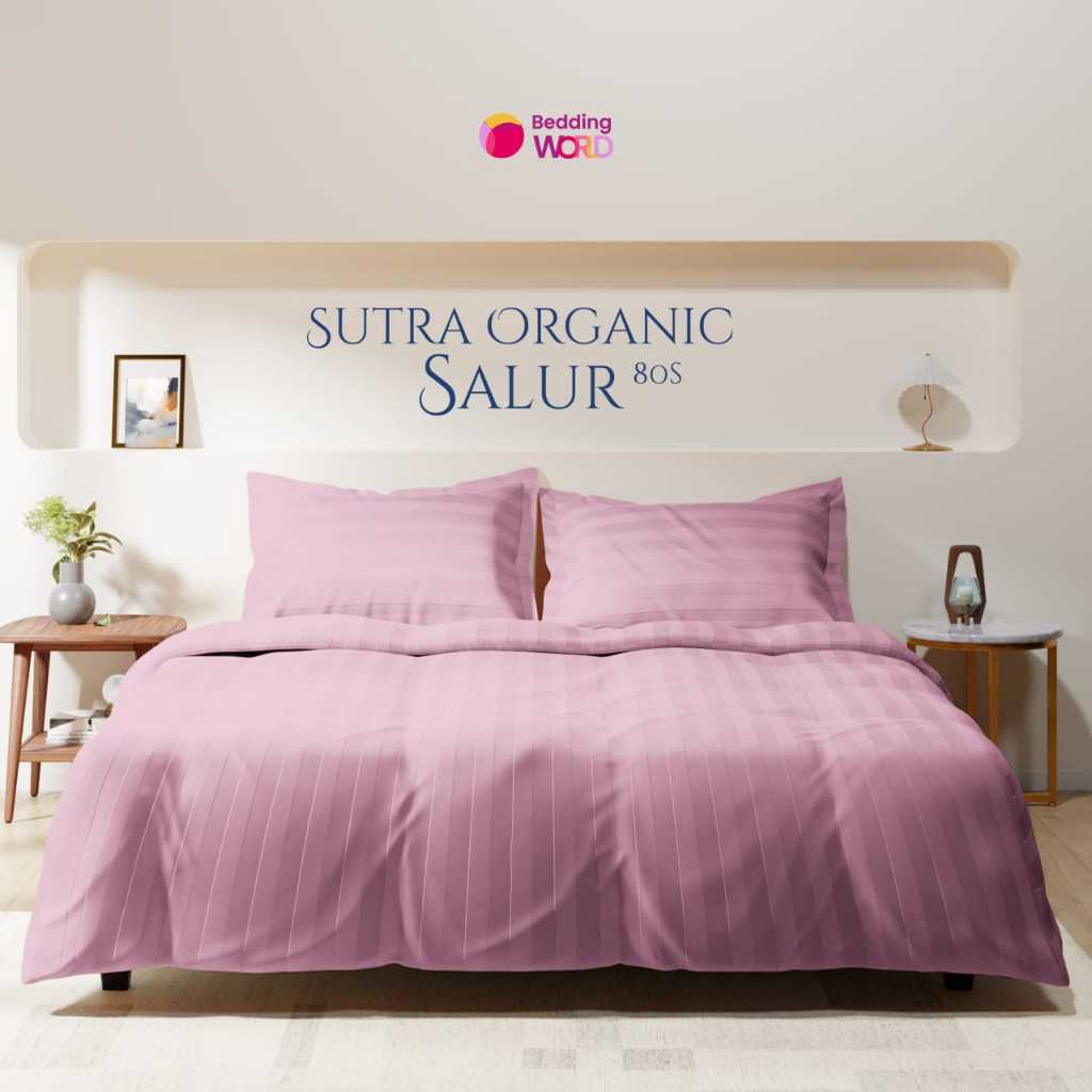 Jual Sprei Set Sutra Organic Jacquard 80s / Sprei mewah sutera / Sprei ...