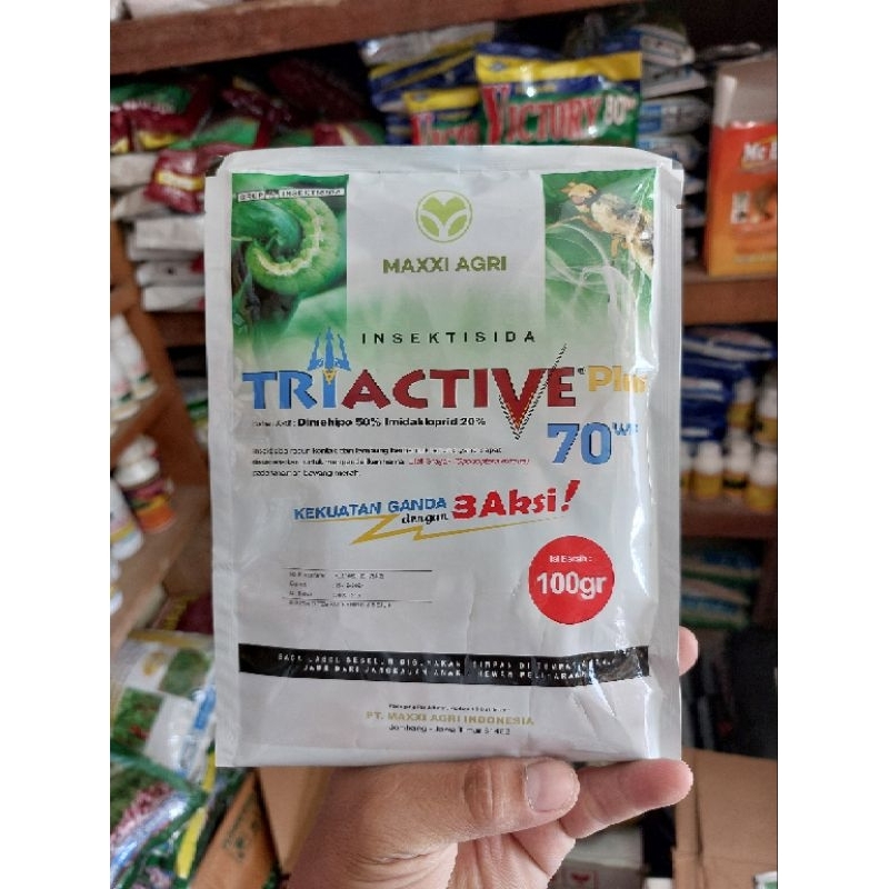 Jual TRIACTIVE PLUS 70 WP/pembasmi kutu daun, ulat dan wereng | Shopee ...