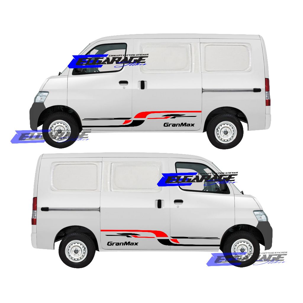Jual sticker sticker mobl grand max cutting sticker body samping mobil ...