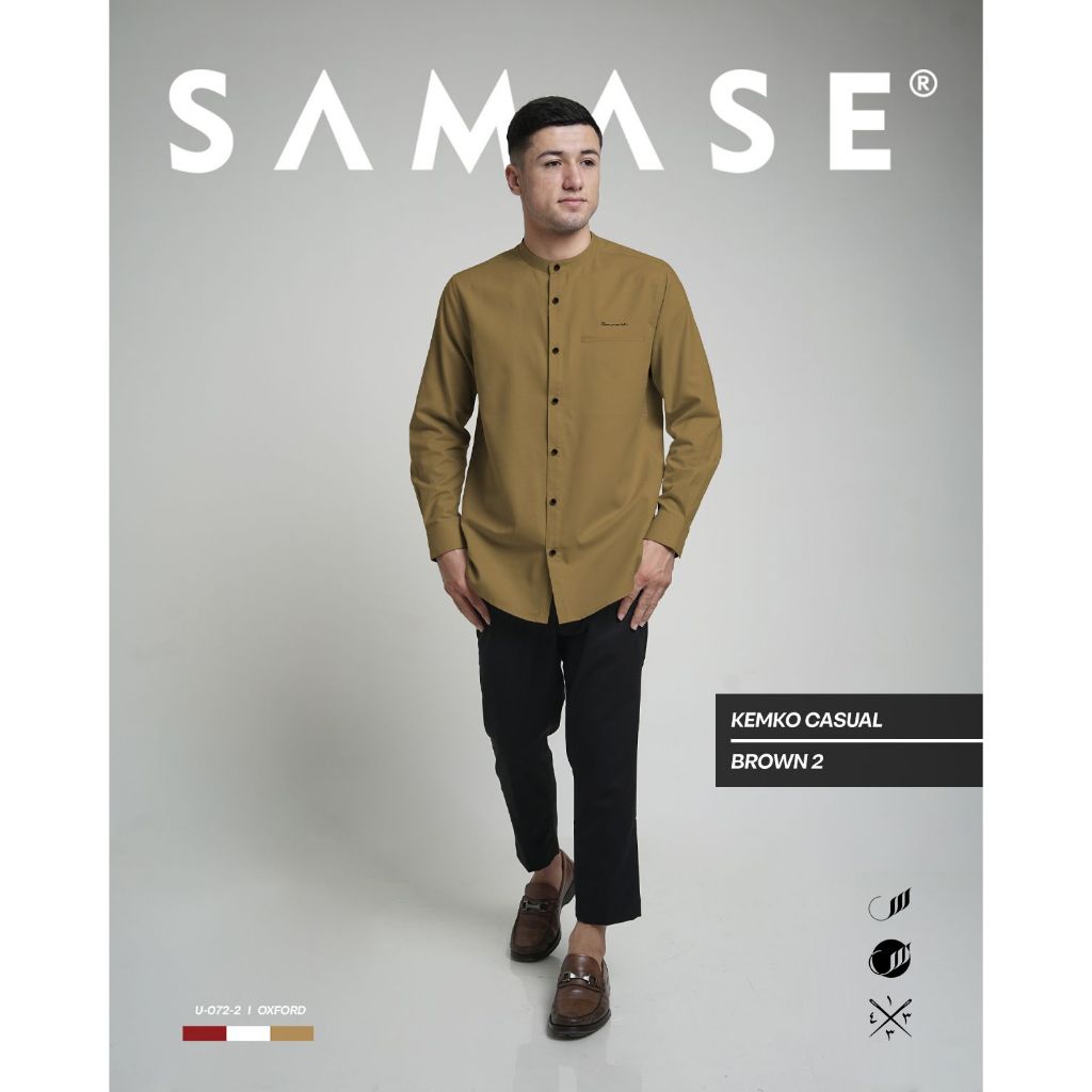 Jual SAMASE Kemko Casual U072 Kemeja Koko Pakaian Muslim Pria Dewasa ...