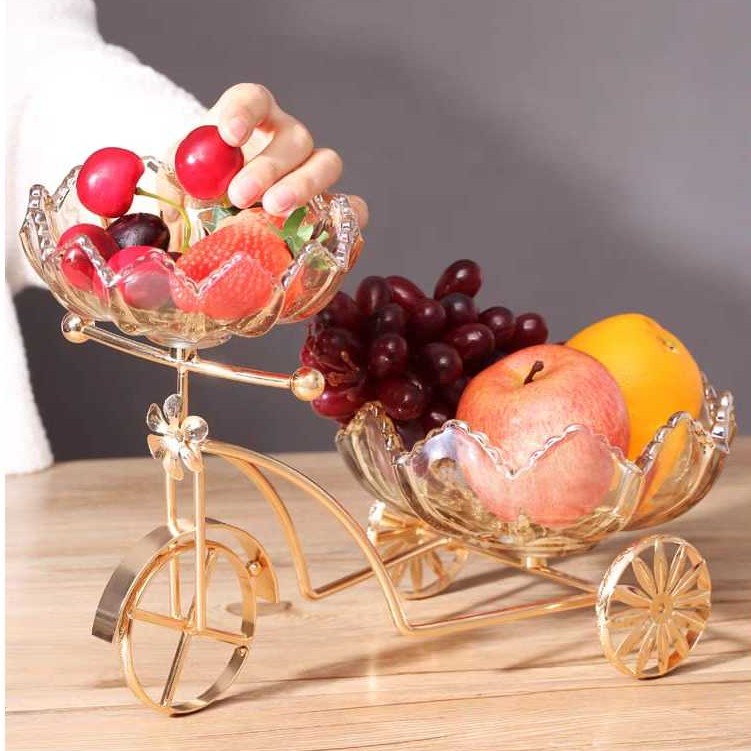 Jual (A0541) JEEA | Horse & Crystal Bike Fruit Tray | Tempat wadah ...