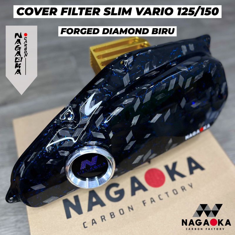 Jual COVER FILTER VARIO 125 150 SLIM TIPIS PLUS VELO CNC TUTUP SARINGAN ...