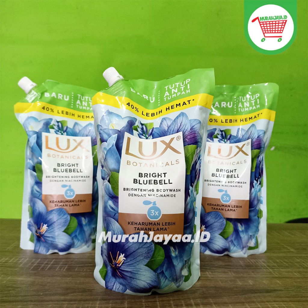 Jual Body Wash Lux Botanicals Bright Bluebell Niacinamide Sabun Mandi Ukuran jumbo 825ML ...