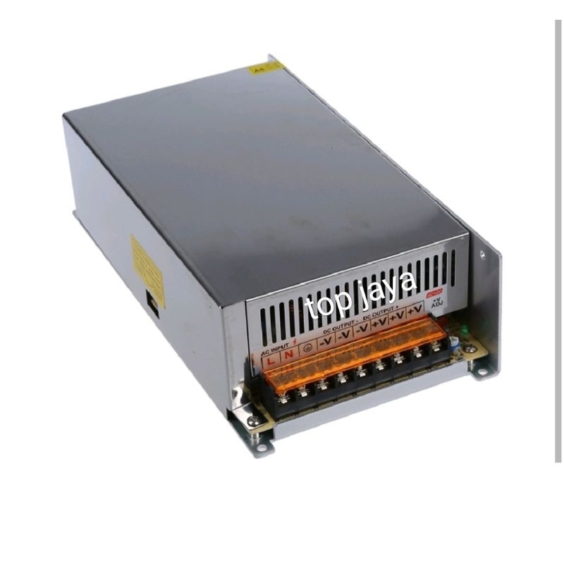 Jual Power supply switching ac - dc 12v 50a trafo led strip 50 ampere 12 volt 500watt -600watt ...