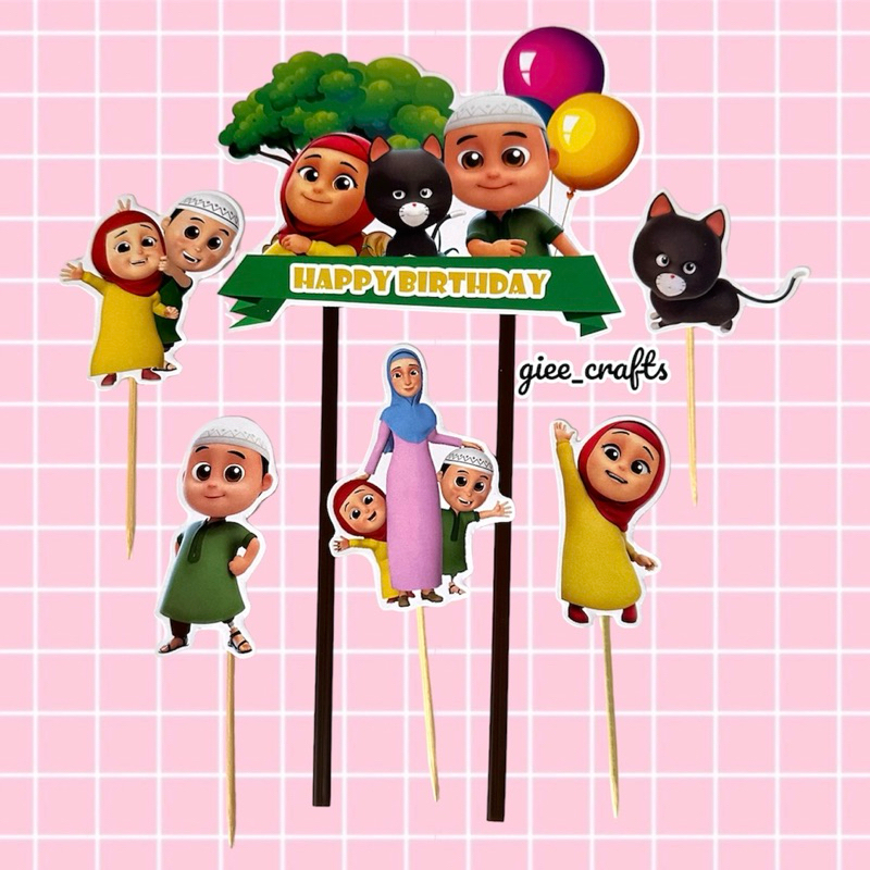 Jual CAKE TOPPER NUSSA RARA / HIASAN KUE NUSA RARA / TOPPER KUE NUSSA ...