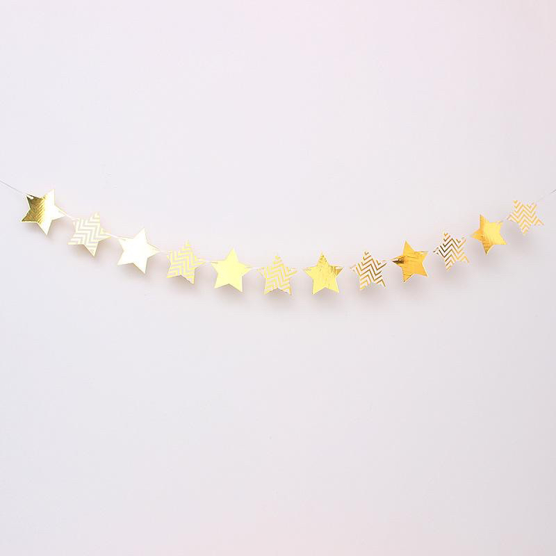 Jual Banner bintang garis / bunting flag baner star party decoration ...