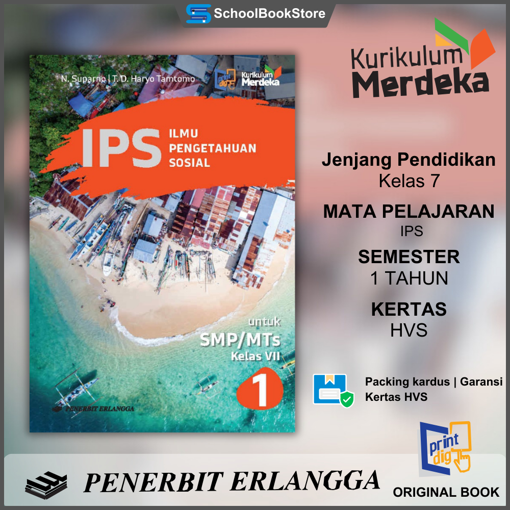 Jual Buku Paket Siswa IPS KELAS 1 7 SMP MTS Kurikulum Merdeka KUMER KURMER BUKU ILMU PENGETAHUAN ...