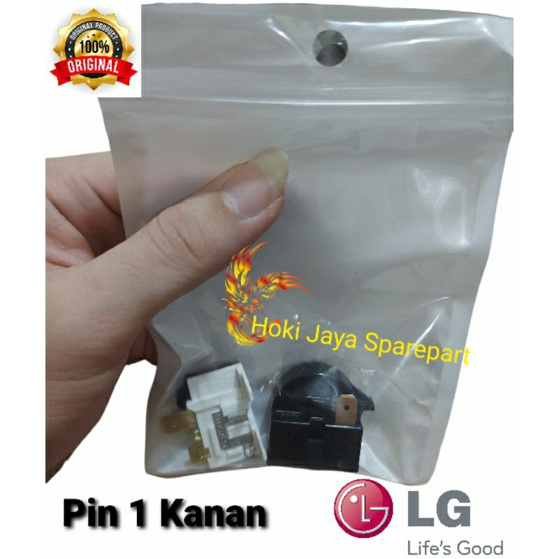 Jual Relay Ptc Overload Original Kulkas LG 1 pintu / rilay kulkas LG 1 ...