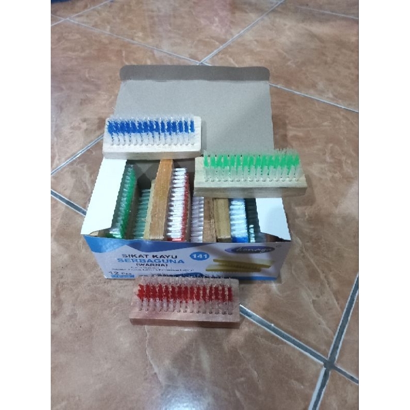 Jual SIKAT BAJU KAYU WARNA HONAGA 1 pack isi 12pcs | Shopee Indonesia