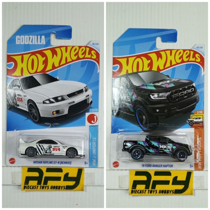 Jual Hotwheels paket Nissan Skyline GT R Godzilla R33 | Shopee Indonesia