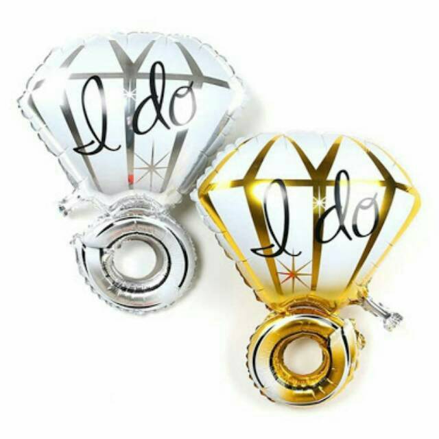 Jual Balon Foil Cincin I DO | Balon Cincin / Balon Foil Cincin Berlian ...