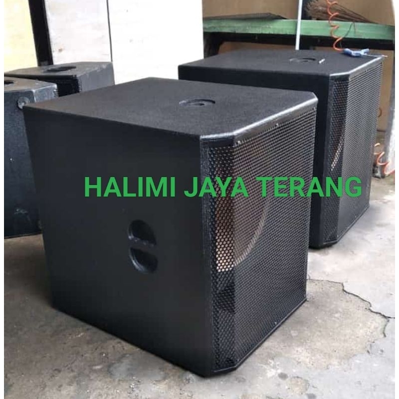 Jual BOX SPEAKER 15 INCH MODEL MINISCOOP RCF BOX SUBWOOFER TRIPLEK SEMI ...