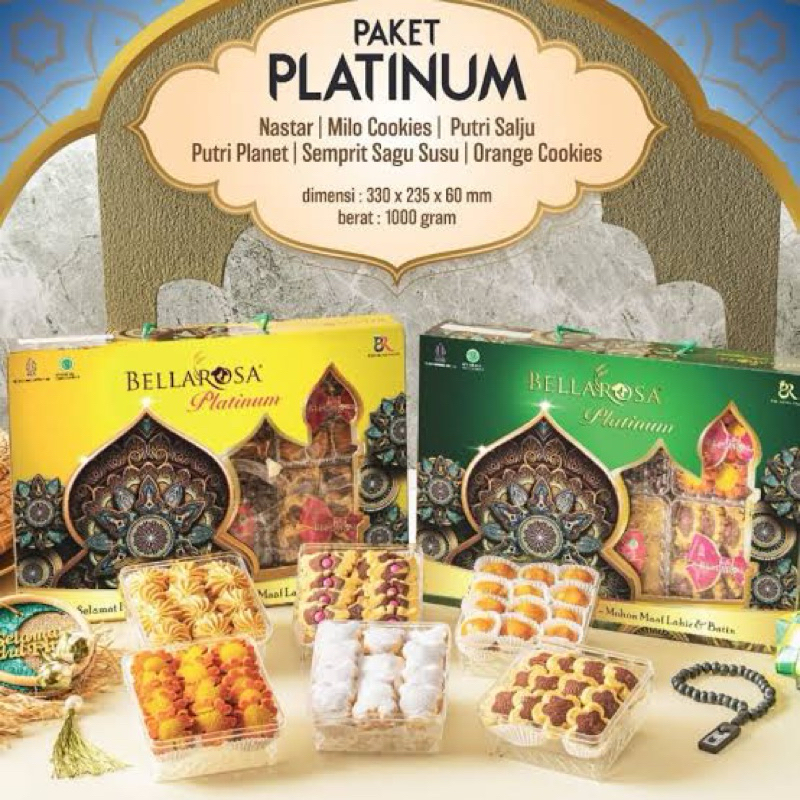Jual BELLAROSA Paket Berkah / bella rossa nastar kue lebaran hampers ...