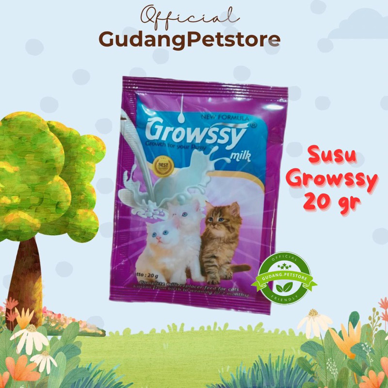 Jual Susu kucing GROWSSY untuk kitten dan adult | Shopee Indonesia