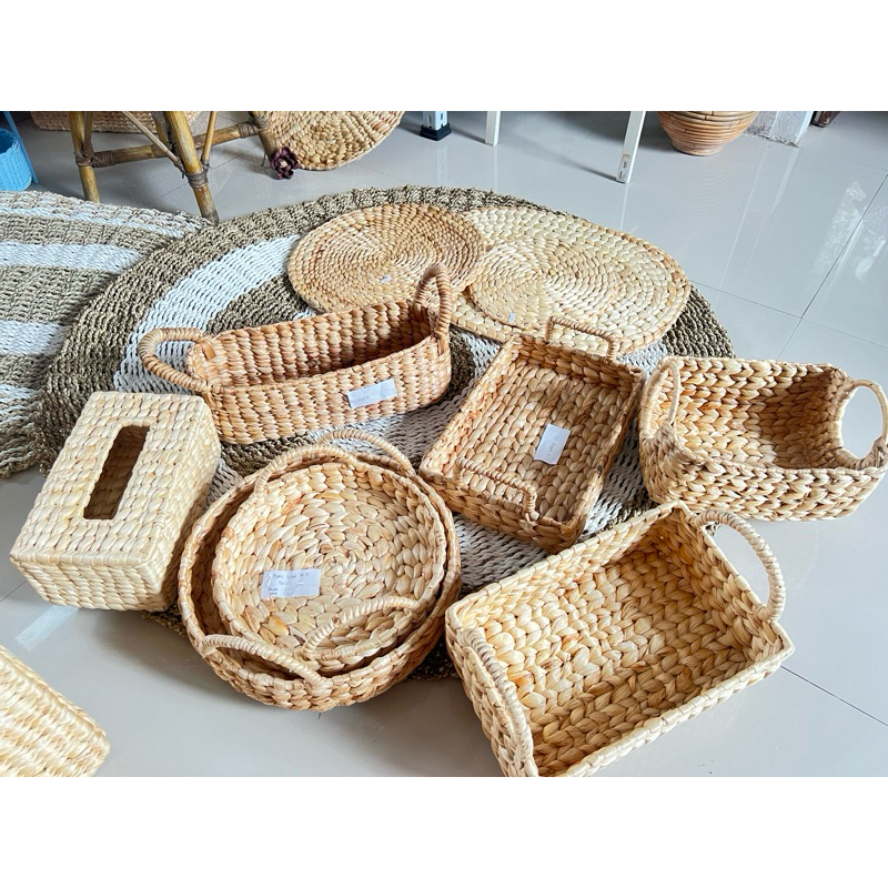 Jual ANEKA KERAJINAN ENCENG GONDOK NAMPAN SERBAGUNA ANYAMAN ECENG ...