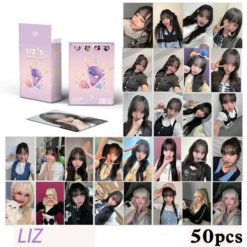 Jual [50pcs] HOLOGRAM PACK PHOTOCARD LIZ IVE LOMO CARD PHOTO CARD KPOP ...